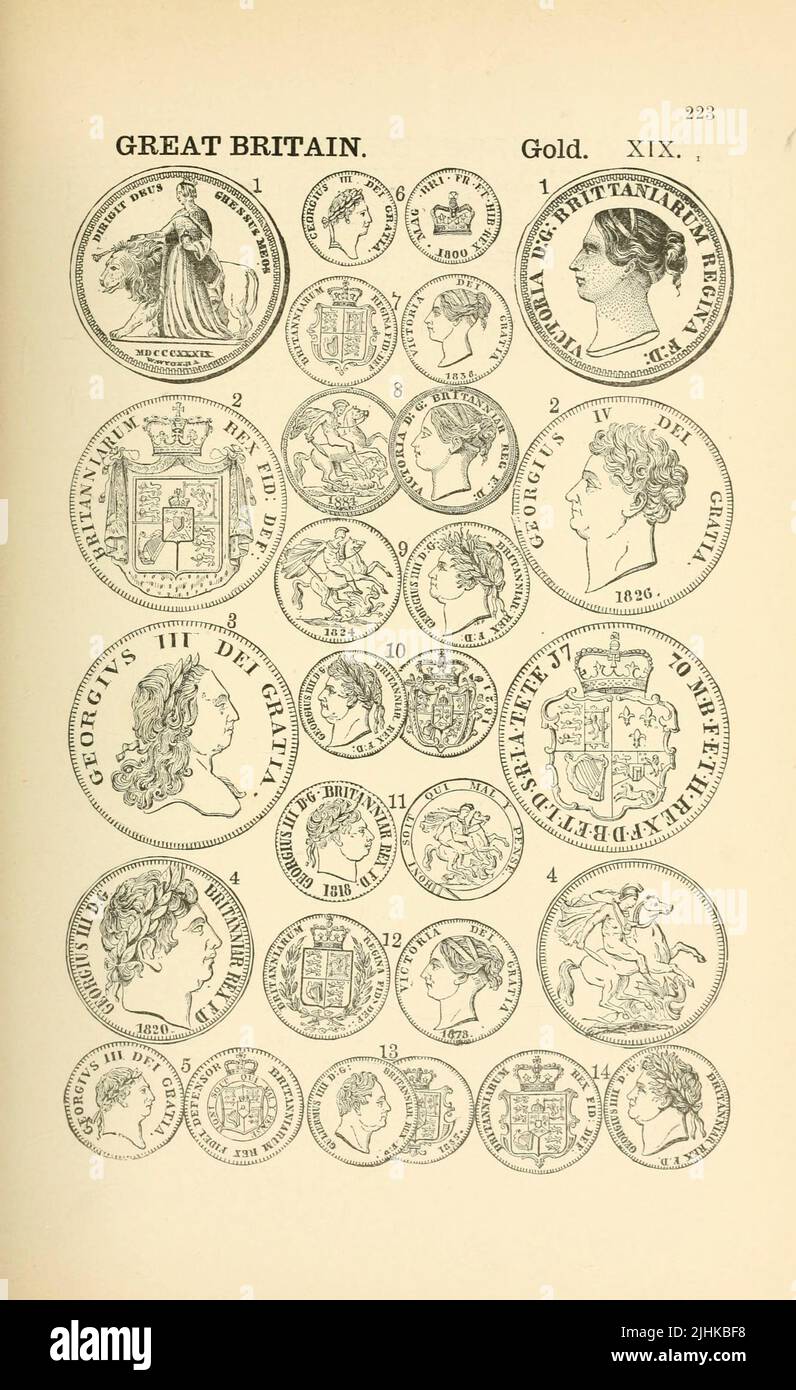 Coins and medals of Great Britain from the book Illustrated ...