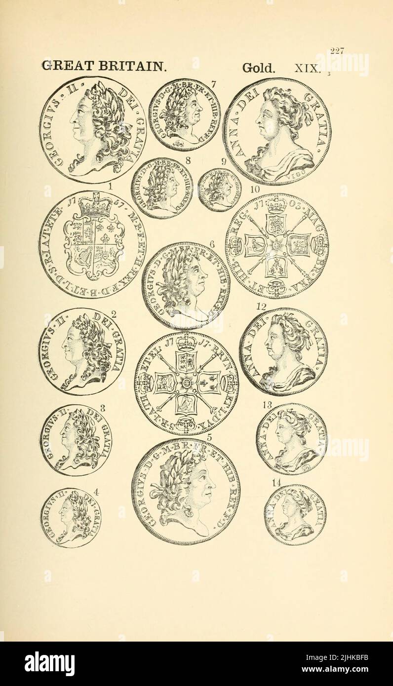 Coins and medals of Great Britain from the book Illustrated ...