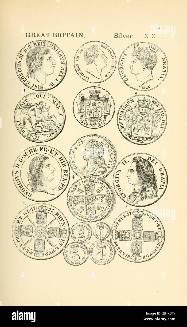 Coins and medals of Great Britain from the book Illustrated ...