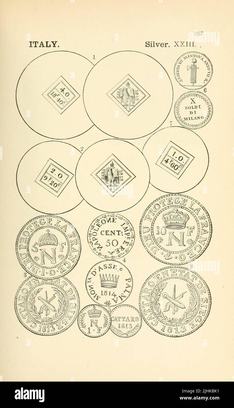 Italian Coins and Medals from the book Illustrated encyclopaedia of ...