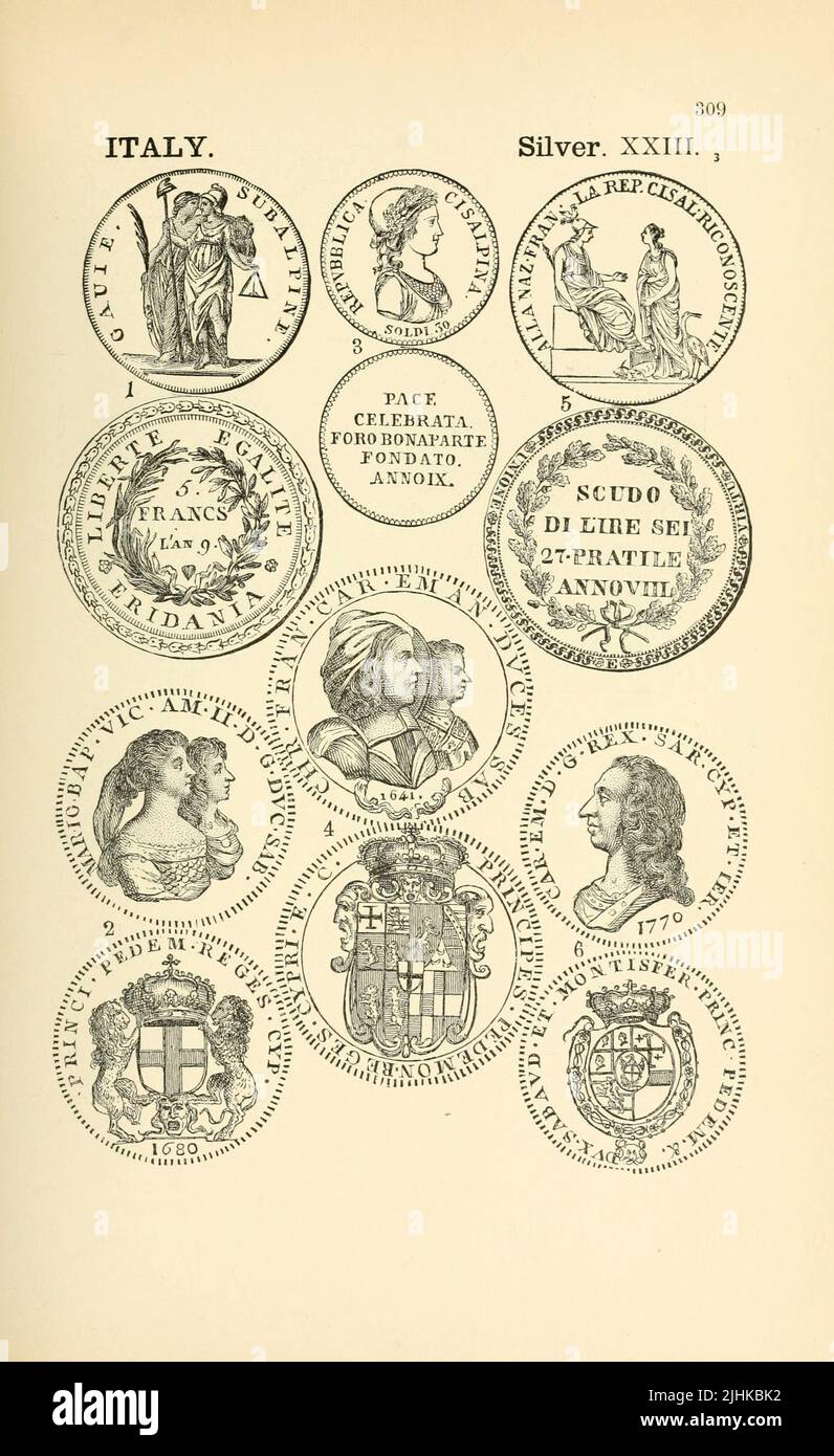 Italian Coins and Medals from the book Illustrated encyclopaedia of ...