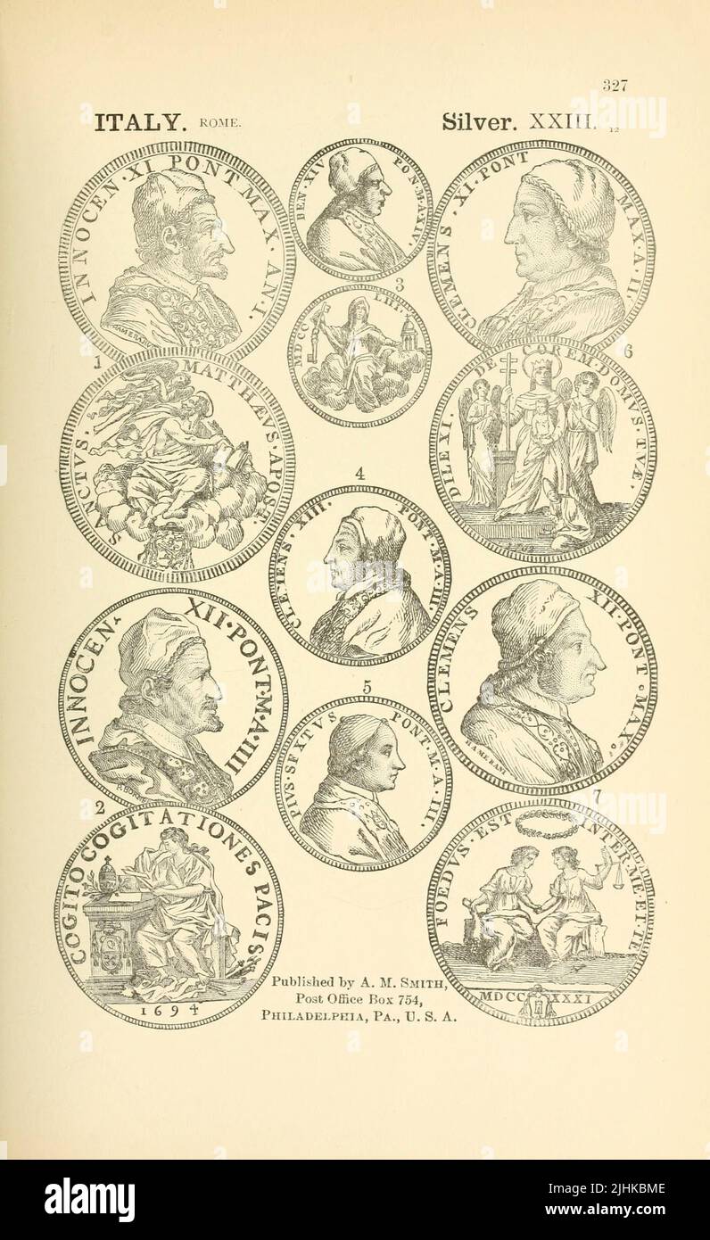 Italian Coins and Medals from Rome from the book Illustrated ...