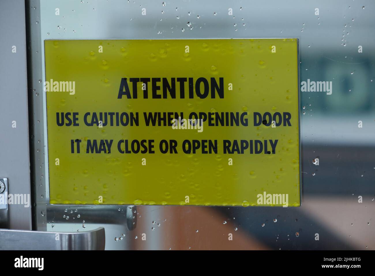 Caution board with message caution careful sign,warning sign on yellow ...