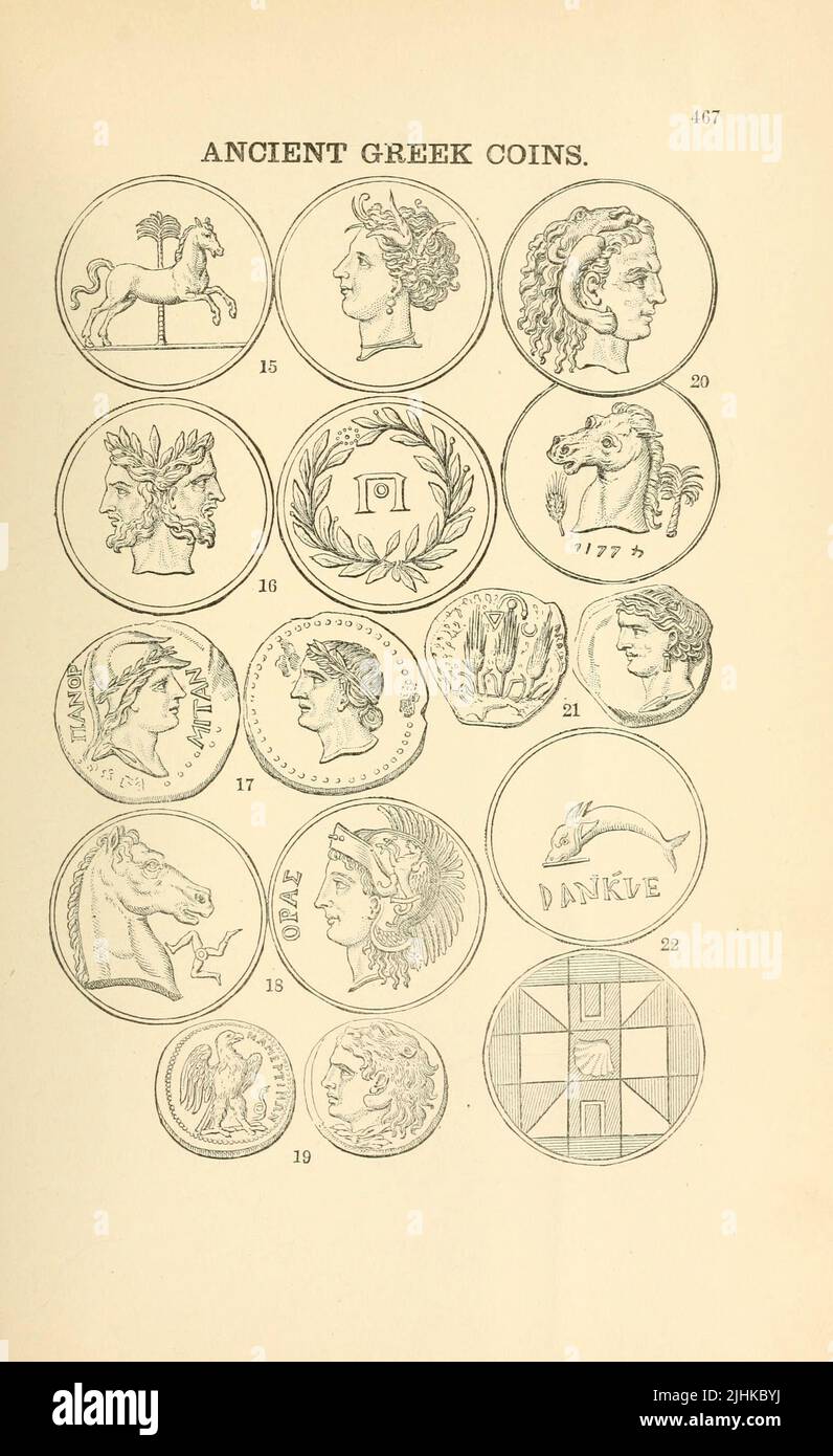 Ancient Greek Coins from the book Illustrated encyclopaedia of gold and ...