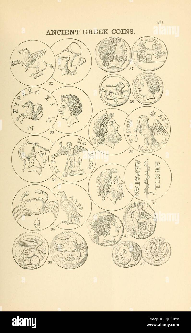 Ancient Greek Coins from the book Illustrated encyclopaedia of gold and ...