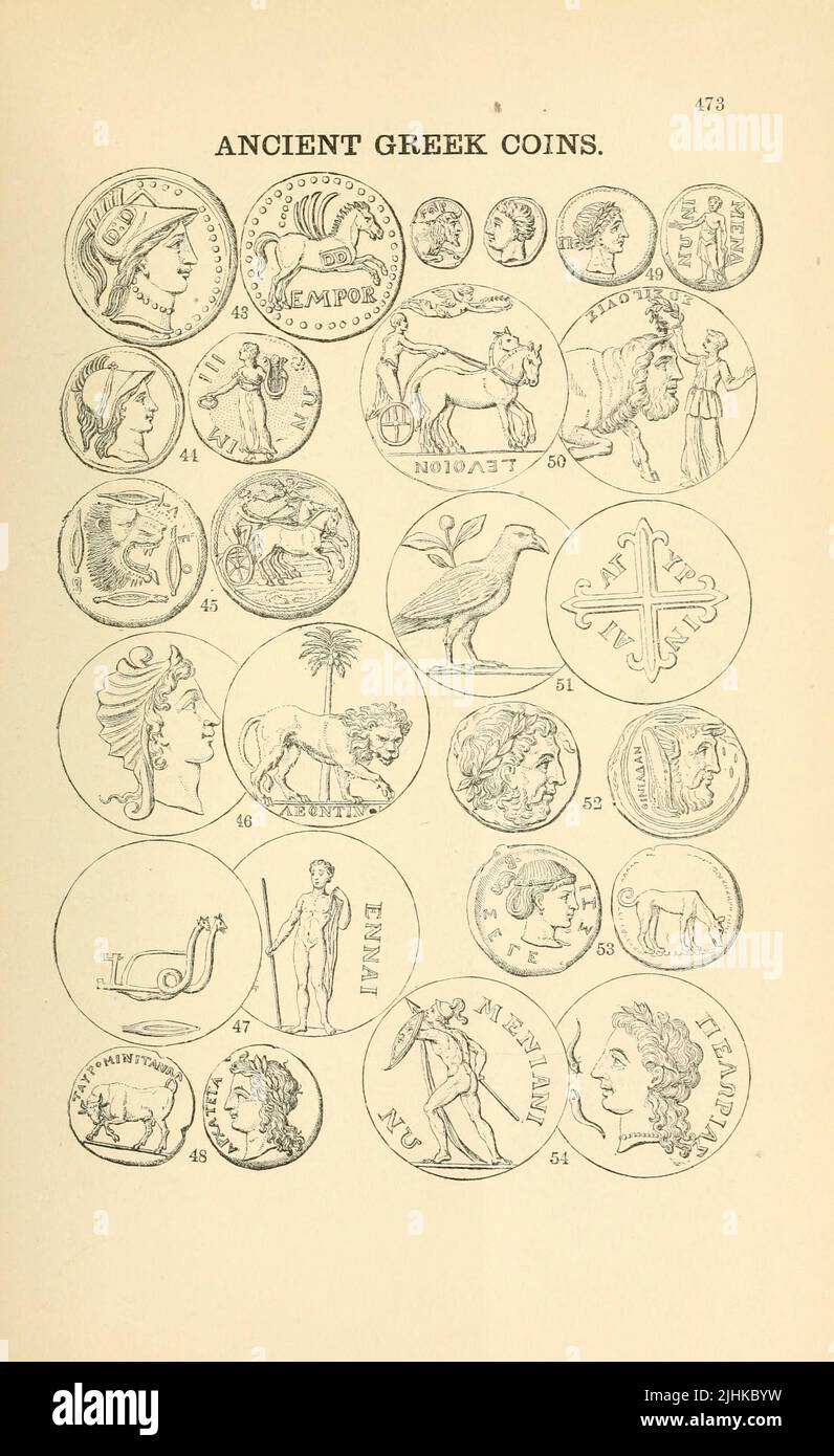 Ancient Greek Coins from the book Illustrated encyclopaedia of gold and ...