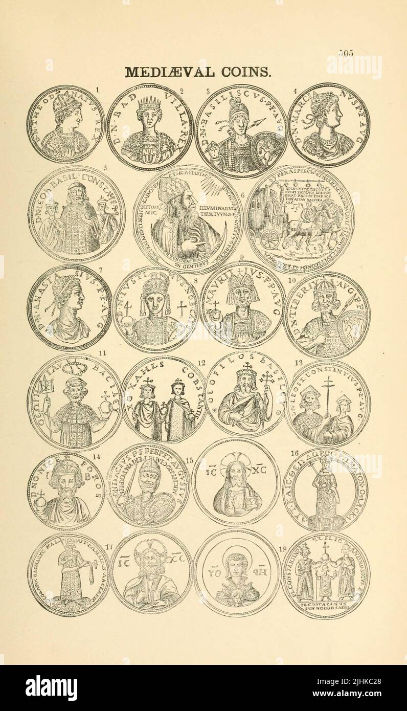 Mediaeval Coins from the book Illustrated encyclopaedia of gold and ...