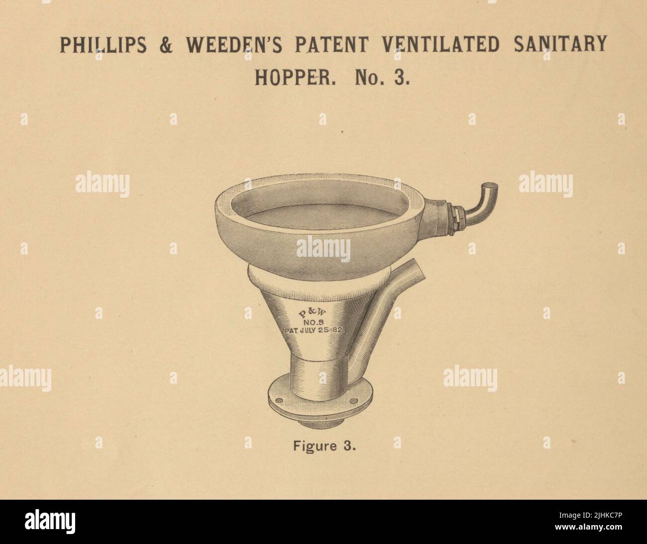Phillips & Weeden's Patent Ventilated Sanitary Hopper No. 3 Illustrated ...