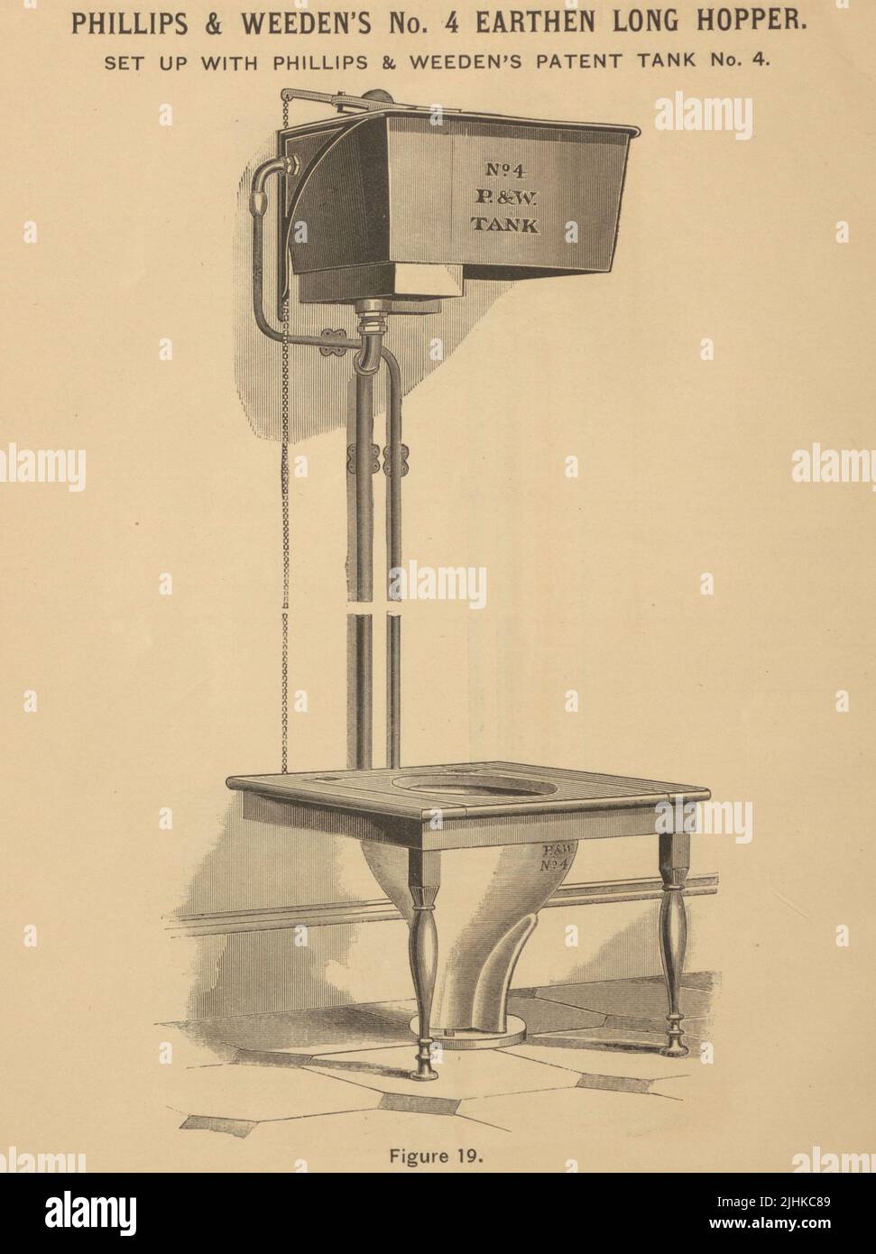 PHILLIPS & WEEDEN’S No. 4 EARTHEN LONG HOPPER. SET UP WITH PHILLIPS ...