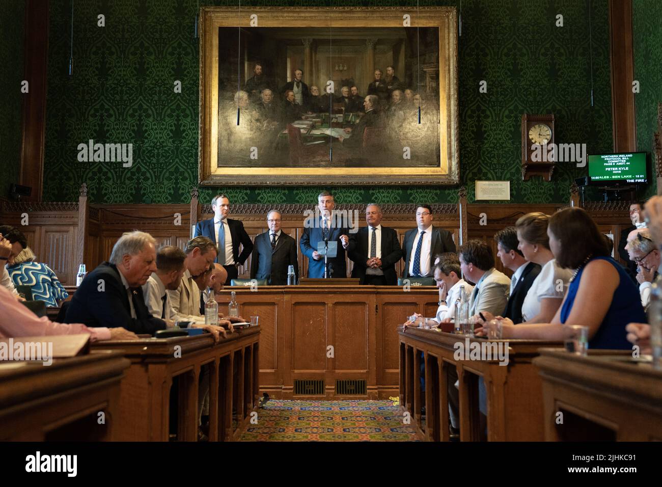 Sir Graham Brady (third from left) chairman of the 1922 Committee ...