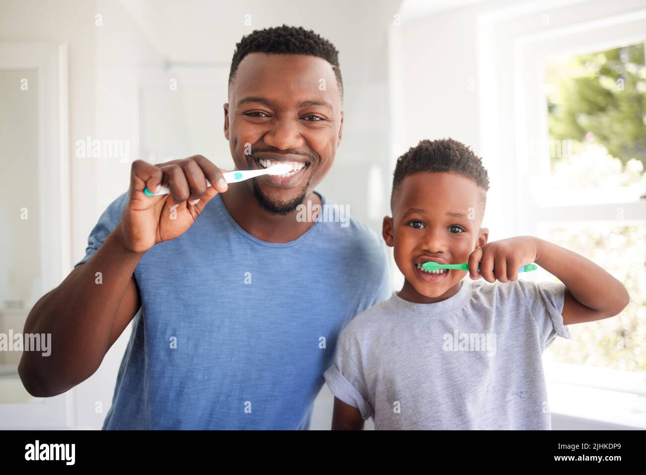 Healthy teeth are important for your overall health. Portrait of a ...