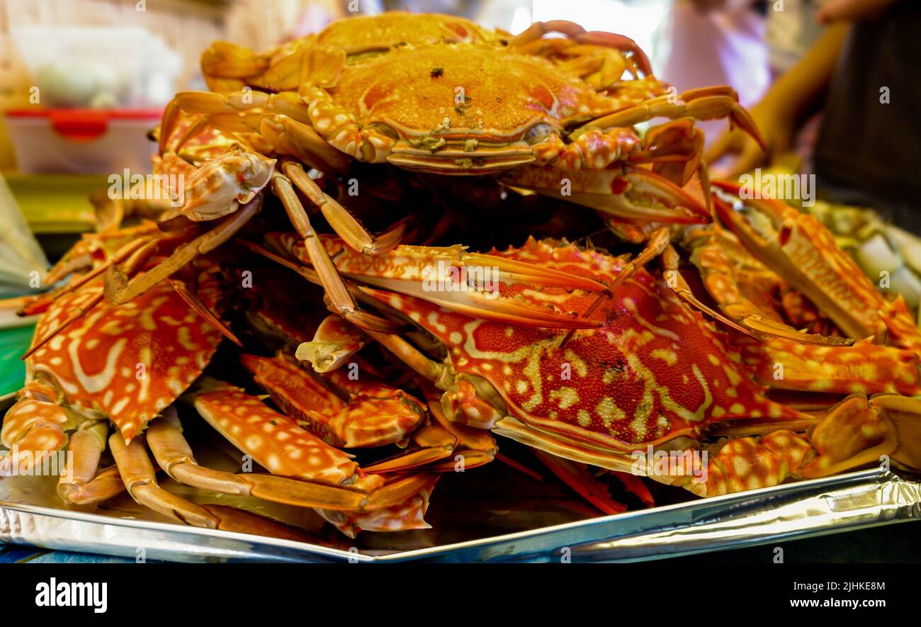 Crab sea foods Stock Photo - Alamy