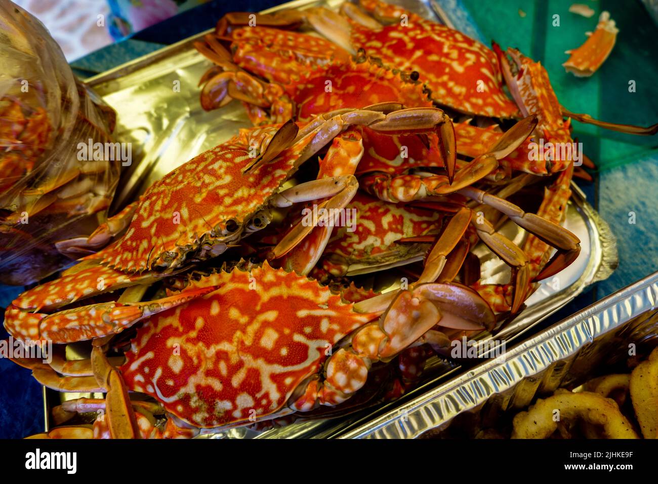 Crab sea foods Stock Photo - Alamy