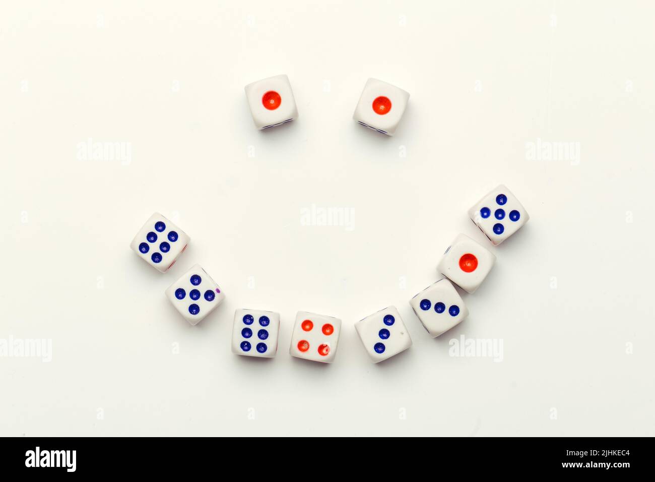 dice isolated on white background Stock Photo - Alamy