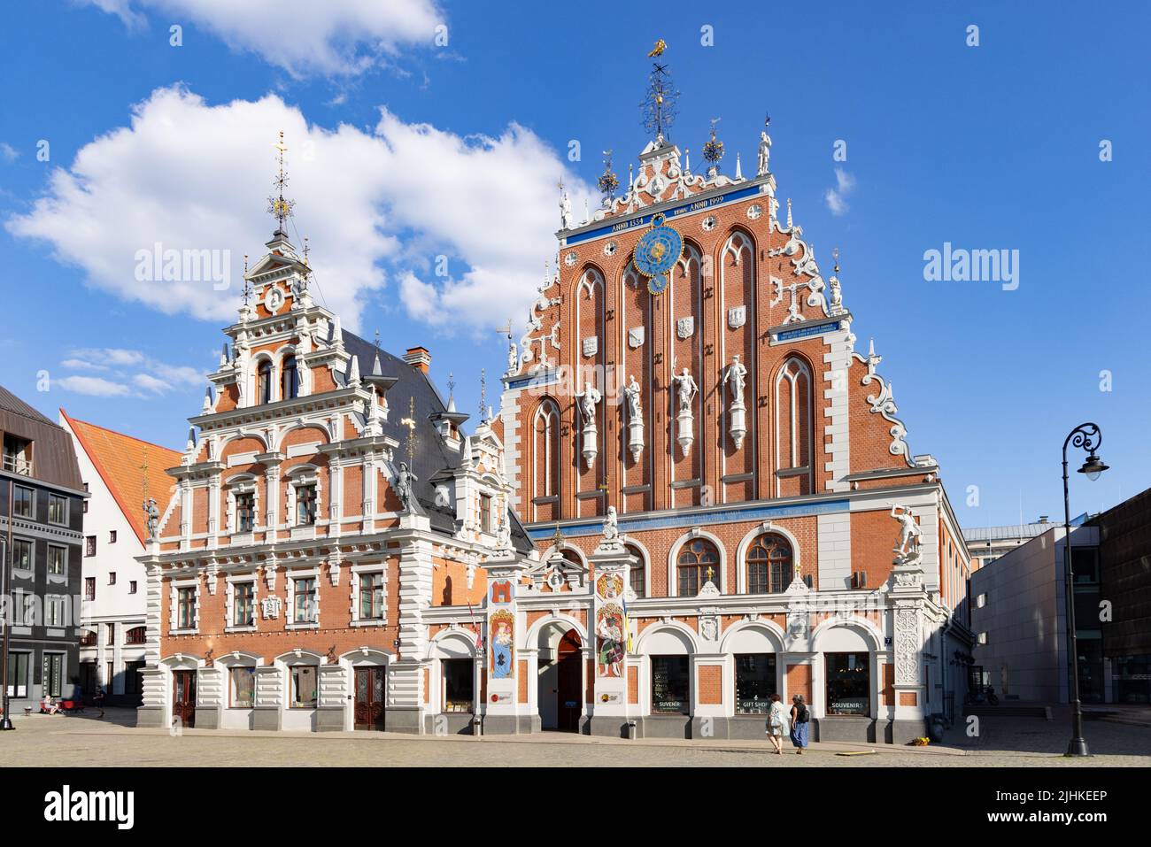 Riga architecture; The Medieval House of Blackheads, 14th century ...