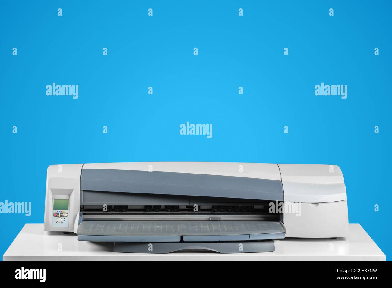 Printer, copier, scanner. Office table Stock Photo - Alamy
