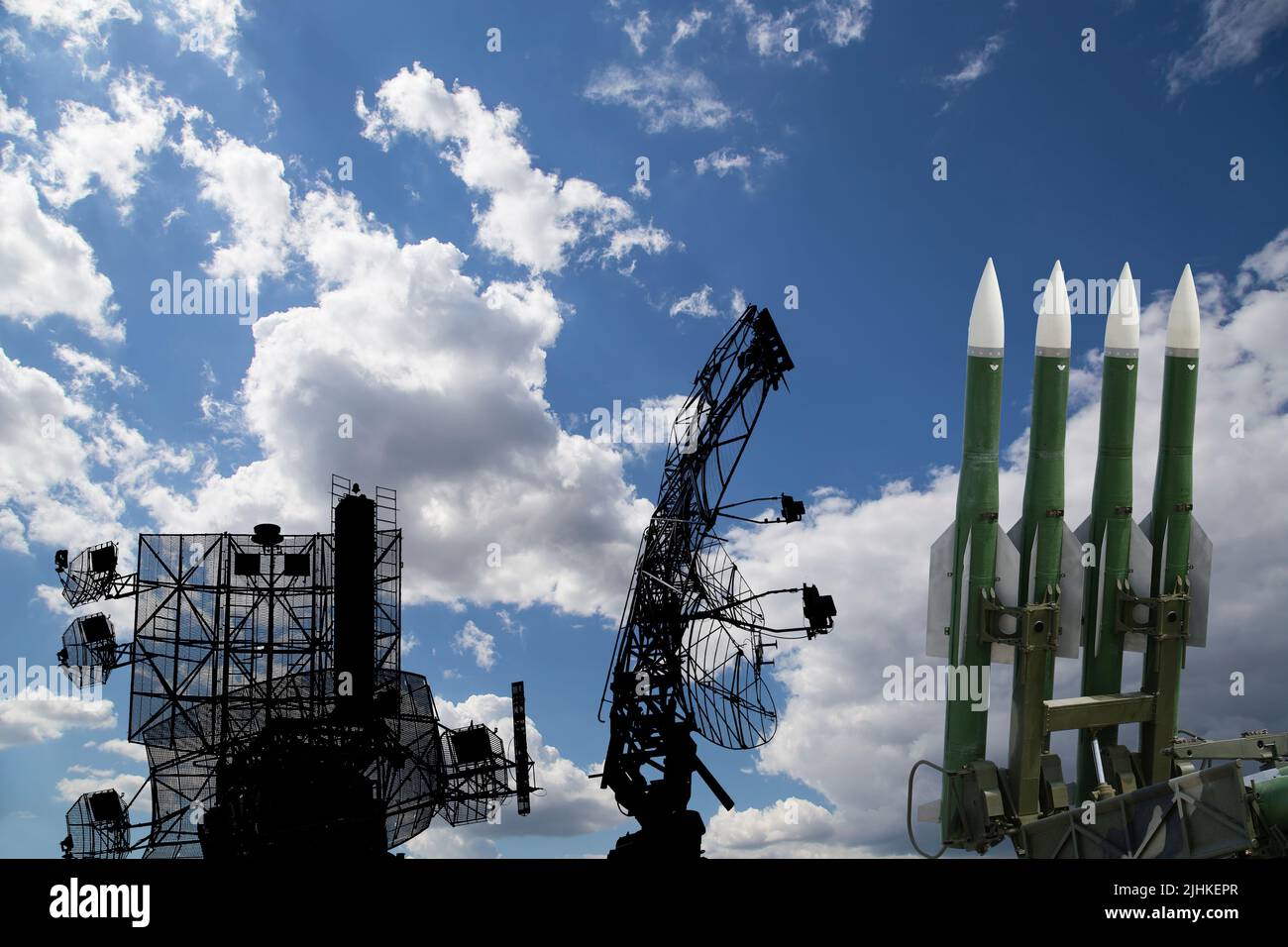 Air defense radars of military mobile anti aircraft systems and modern ...