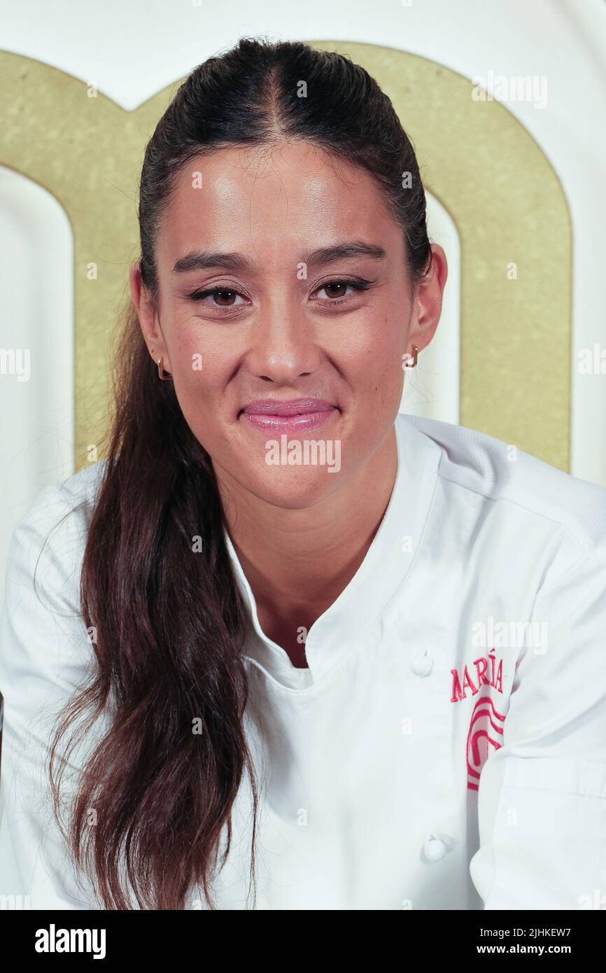 Madrid, Spain. 19th July, 2022. Maria Lo poses after winning the tenth ...