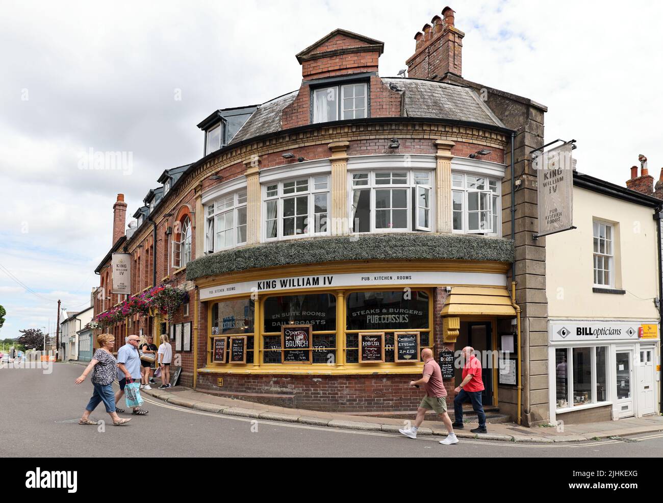 King William IV pub, Devon, England, United Kingdom Stock Photo - Alamy