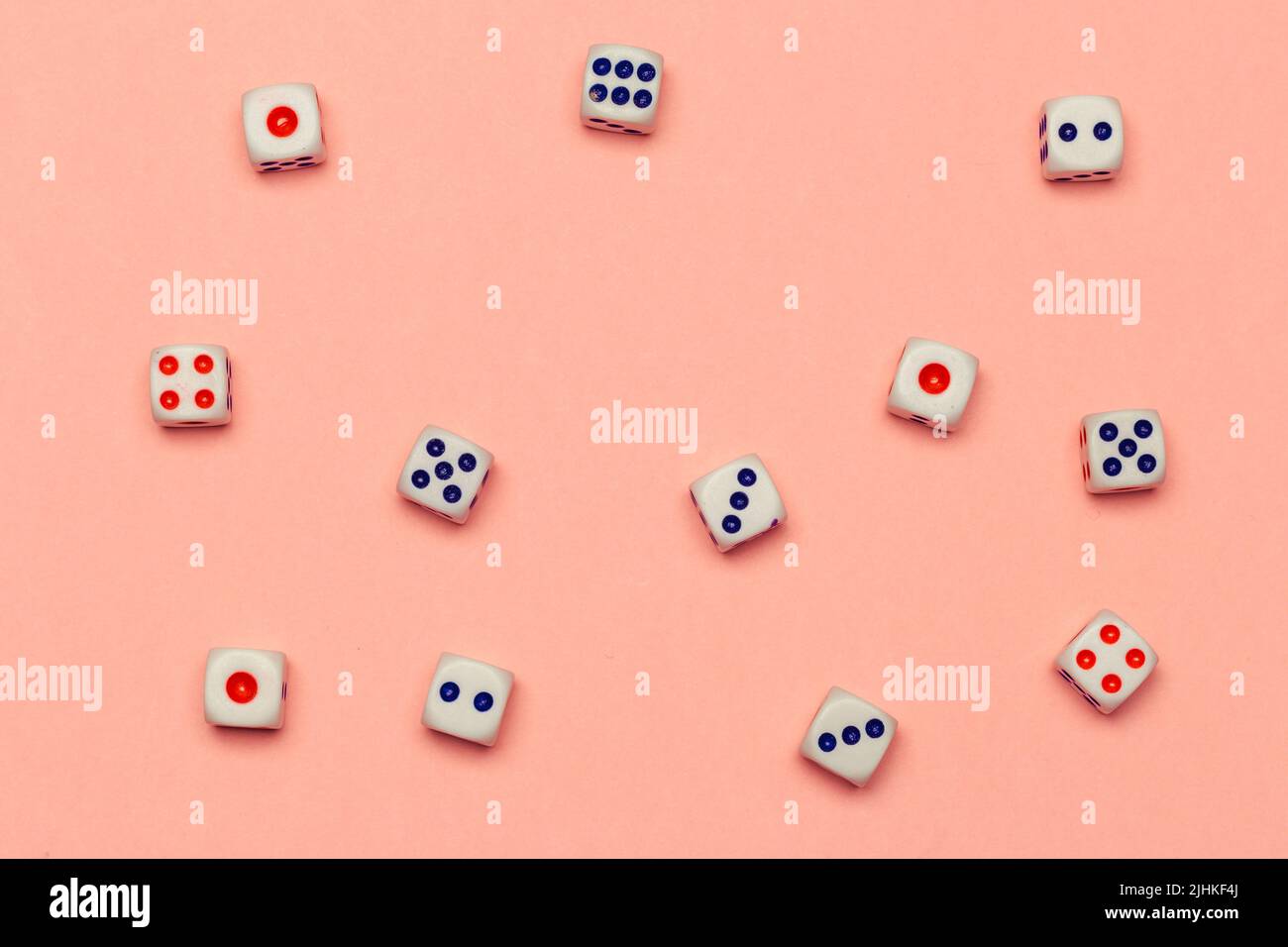 risk concept - playing dice Stock Photo - Alamy