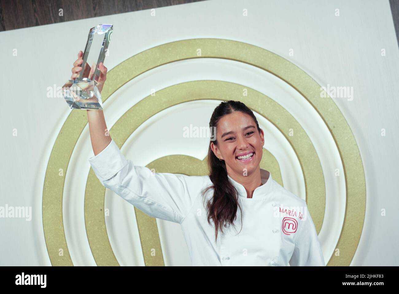 Maria Lo poses after winning the tenth edition of the MasterChef TV ...