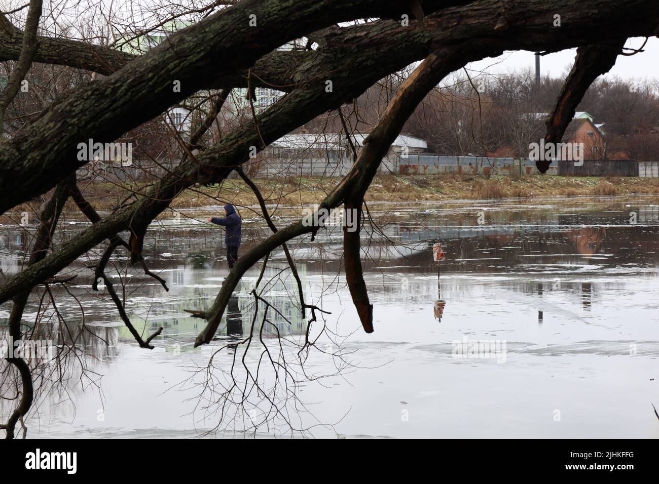 Fisherman stands hi-res stock photography and images - Alamy