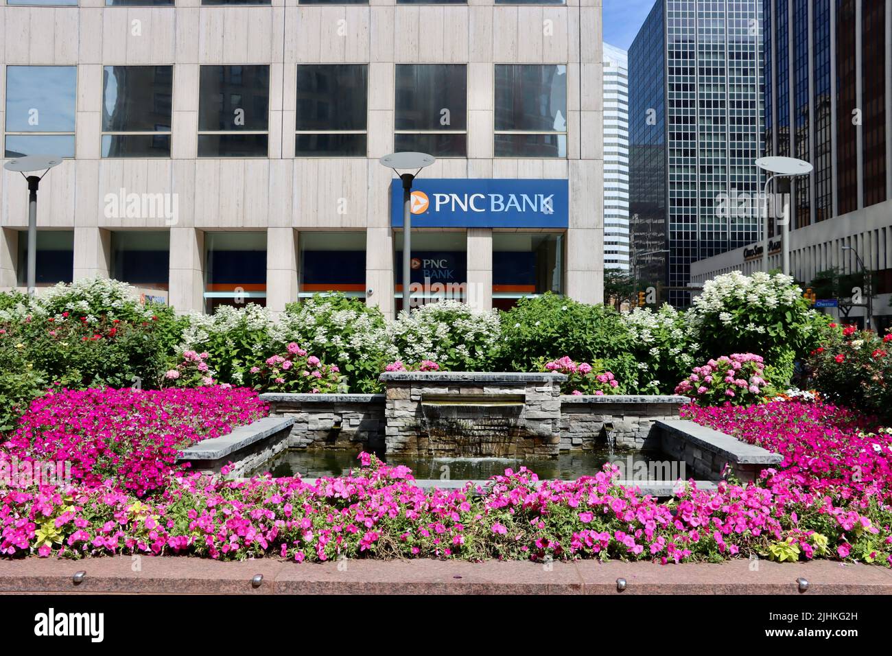 PNC Bank building on Euclid Avenue in Cleveland, June 2022 Stock Photo ...