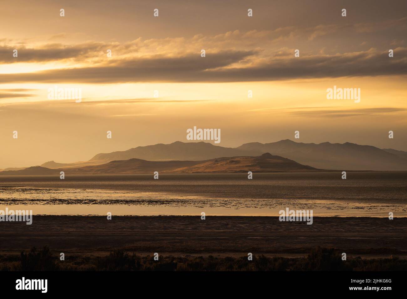 Wasatch mountains sunset utah hi-res stock photography and images - Alamy