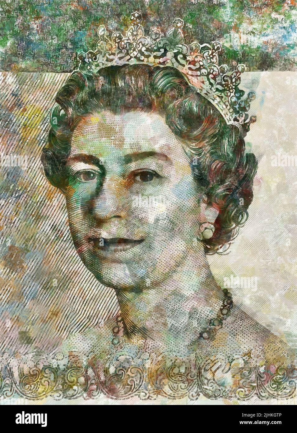 Queen elizabeth 1952 color hi-res stock photography and images - Alamy