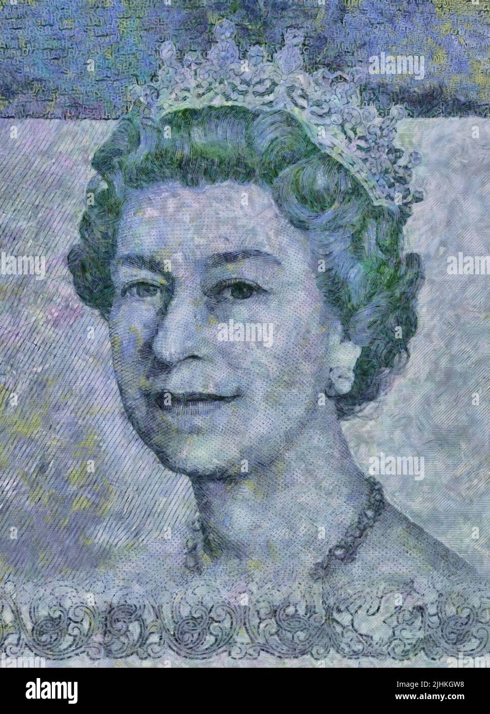 Queen elizabeth 1952 color hi-res stock photography and images - Alamy