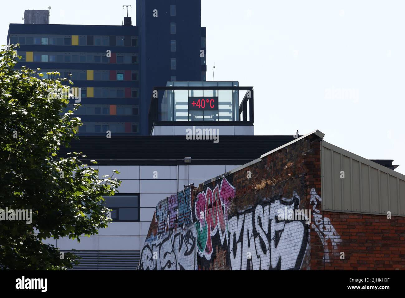 Leicester, Leicestershire, UK. 19th July2022. UK weather. The ...