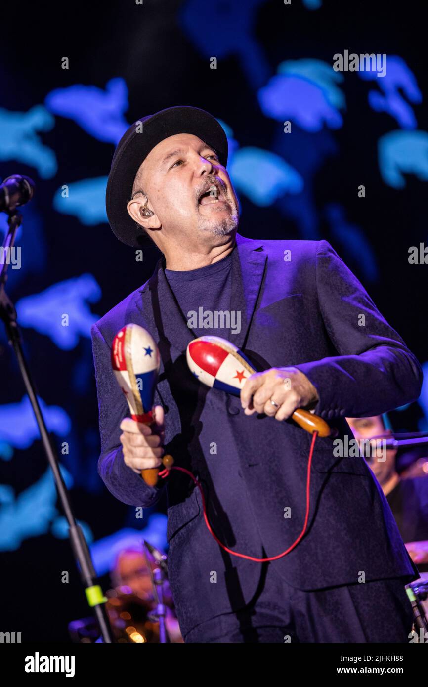 Barcelona, Spain. 2022.07.09. Ruben Blades perform on stage at Cruïlla ...
