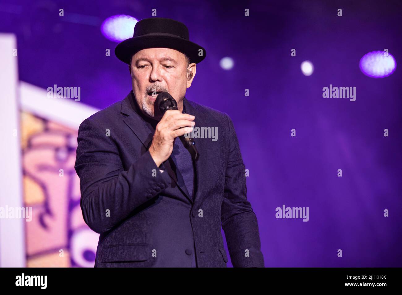 Barcelona, Spain. 2022.07.09. Ruben Blades perform on stage at Cruïlla ...