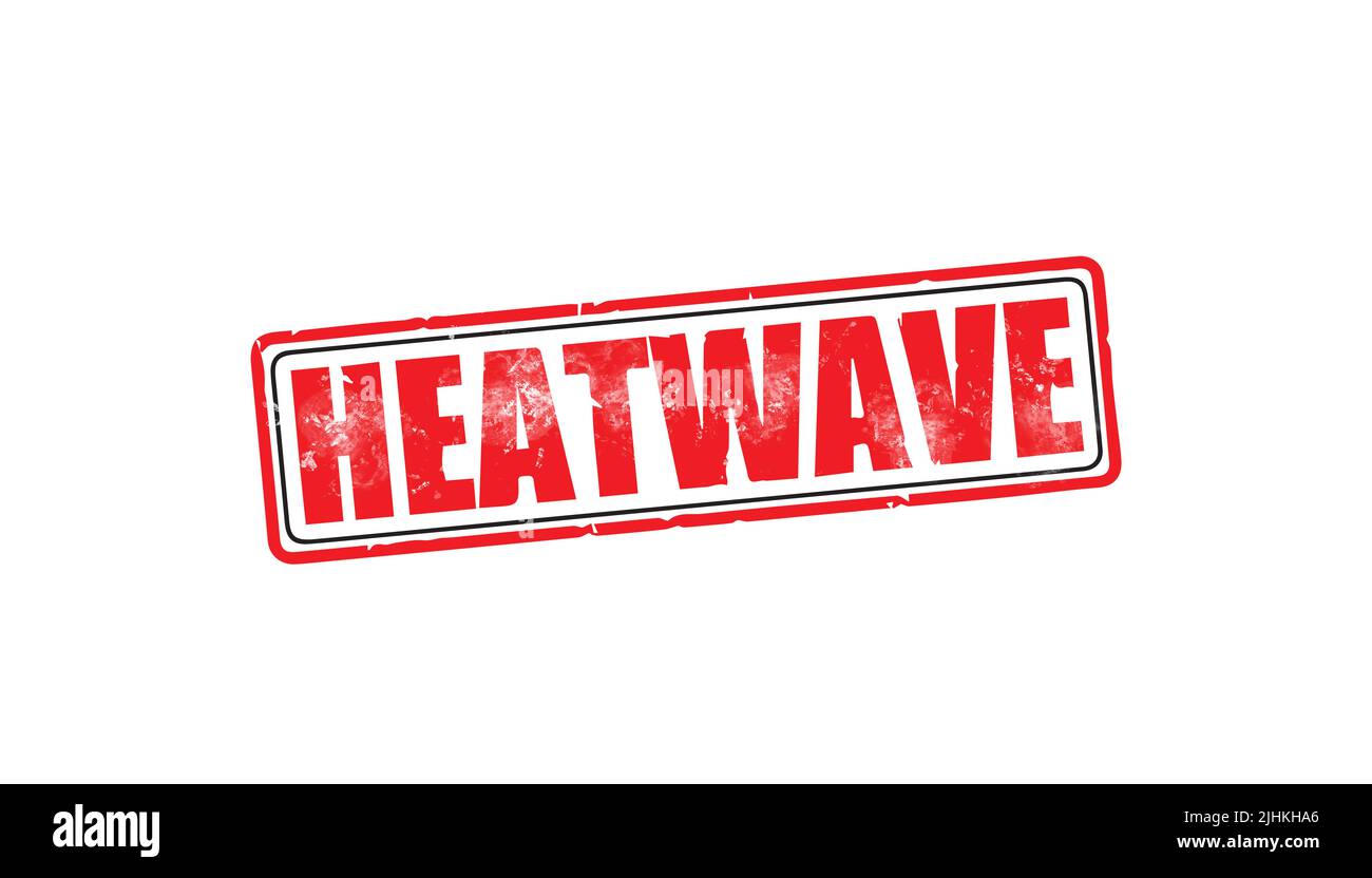 Warning sign heatwave, on white background isolated Stock Photo - Alamy