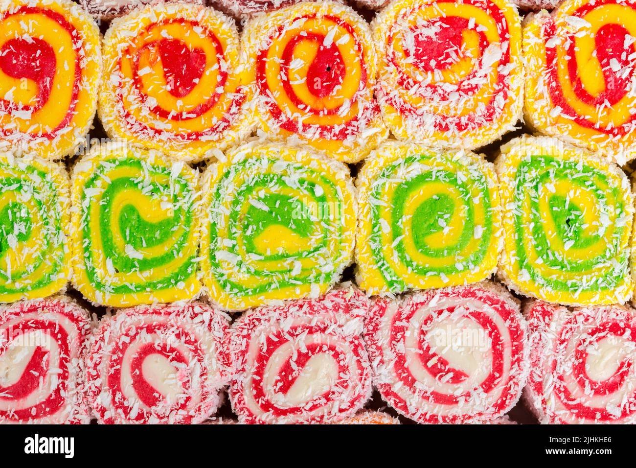Assorted traditional turkish delight Stock Photo - Alamy