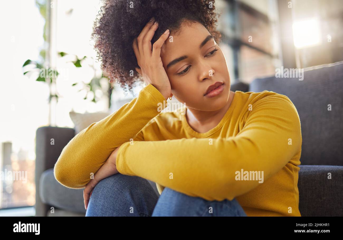Sad young woman going hi-res stock photography and images - Alamy