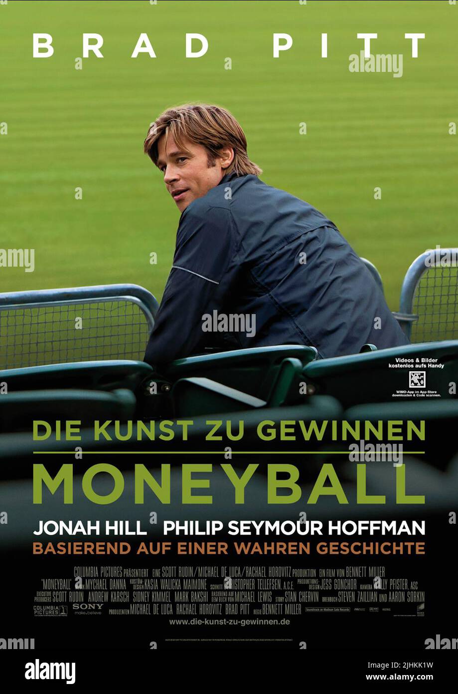 BRAD PITT, MONEYBALL, 2011 Stock Photo - Alamy