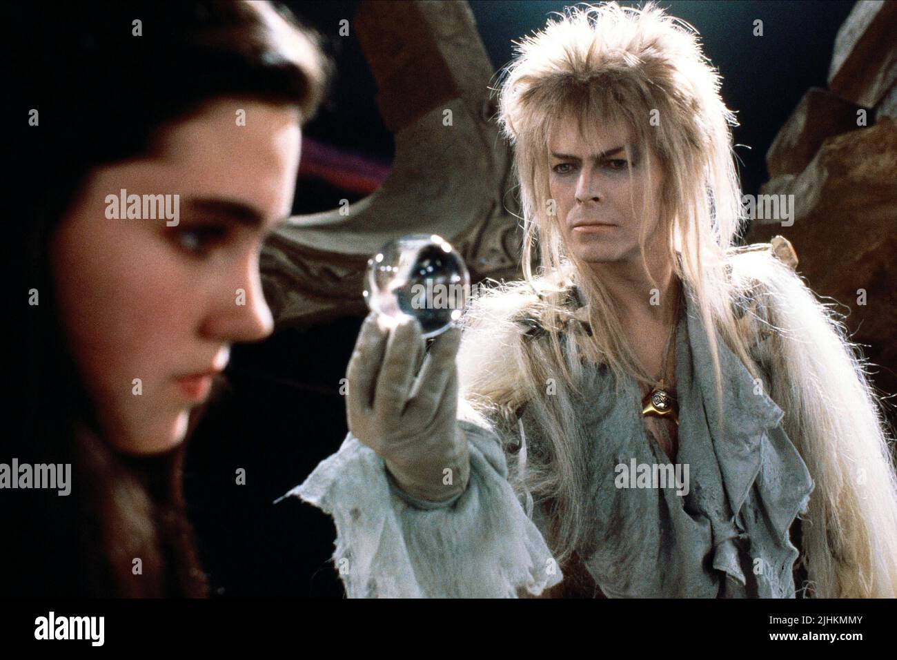 JENNIFER CONNELLY, DAVID BOWIE, LABYRINTH, 1986 Stock Photo - Alamy