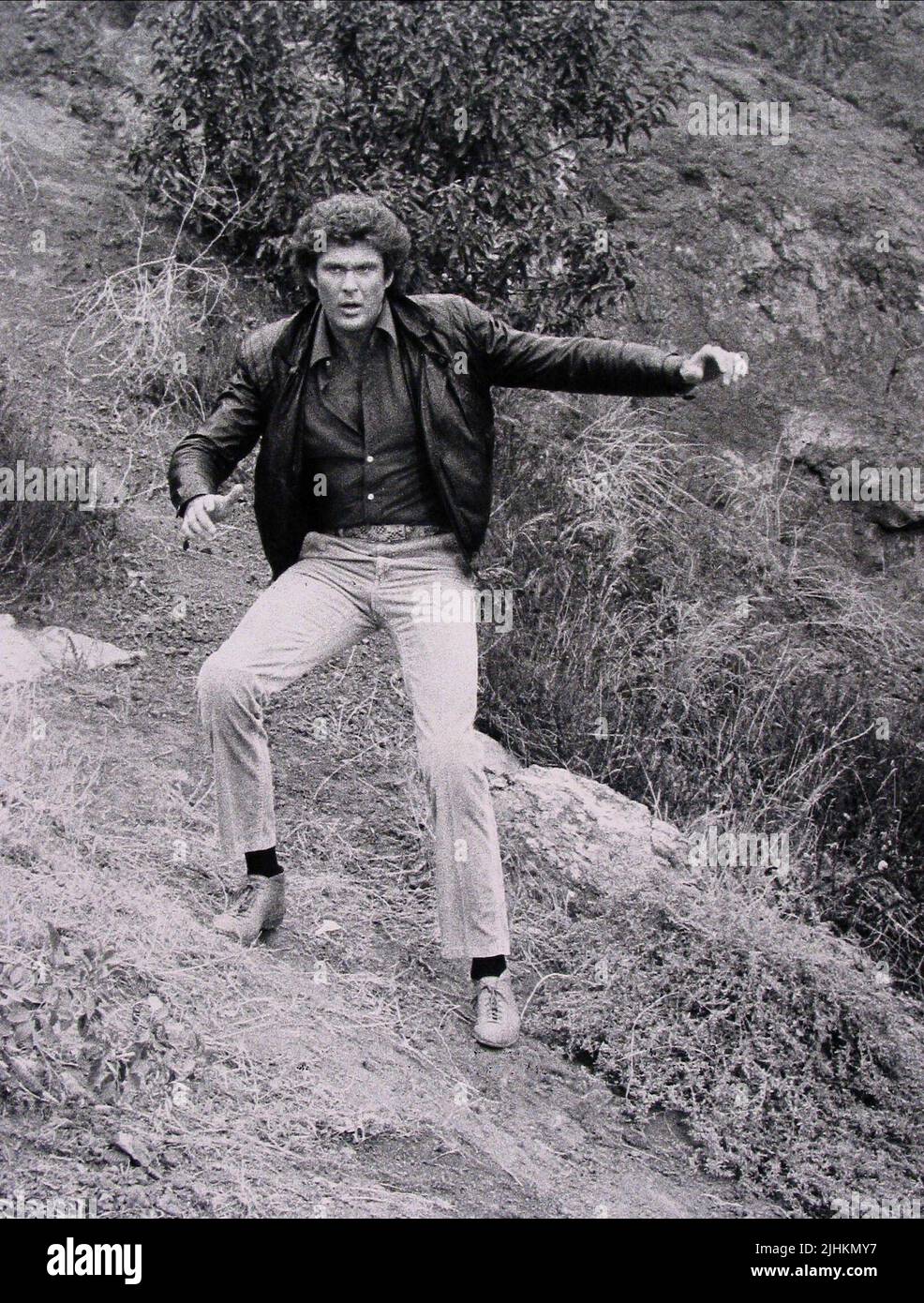 DAVID HASSELHOFF, KNIGHT RIDER, 1982 Stock Photo - Alamy