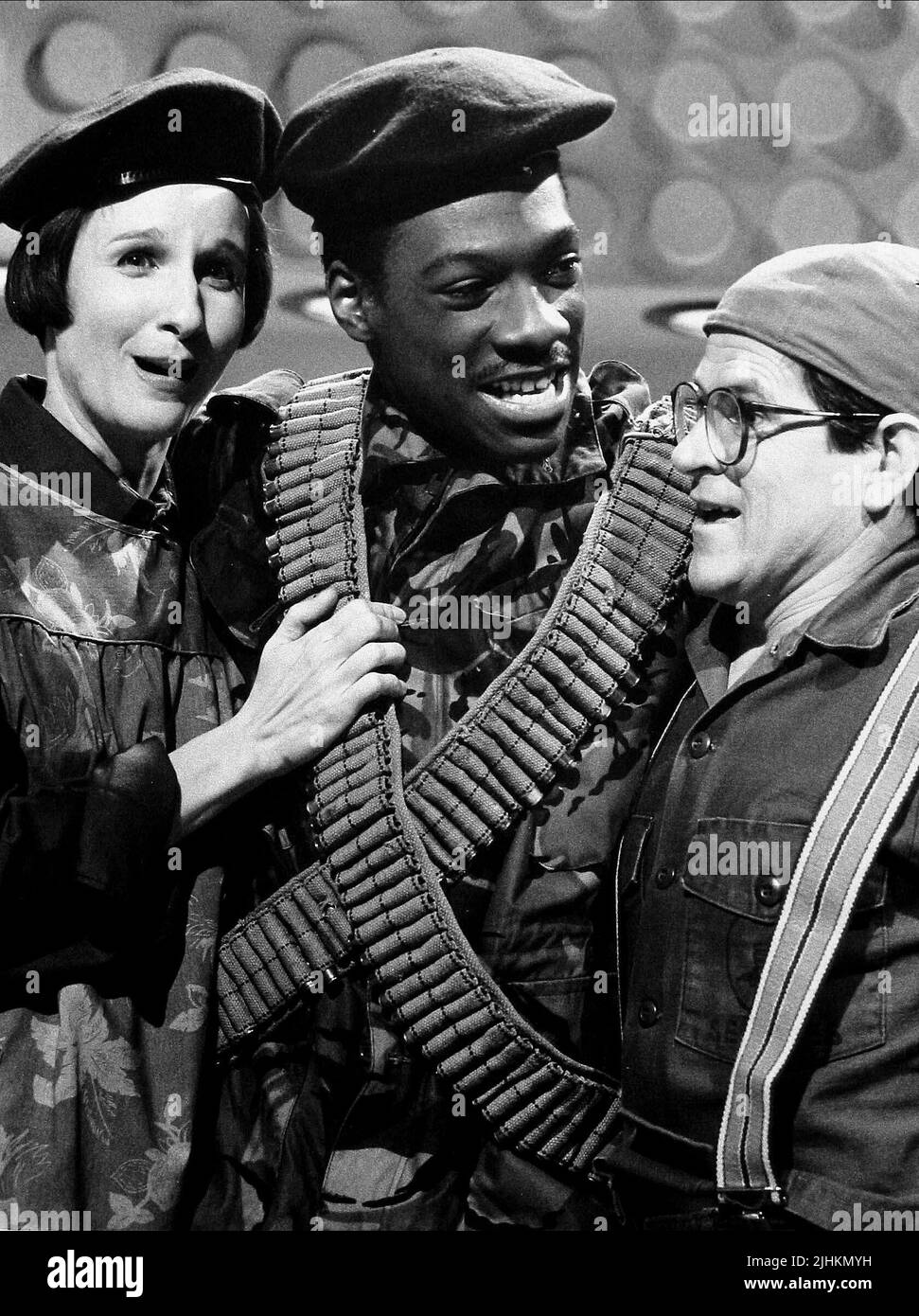 MARY GROSS, EDDIE MURPHY, TIM KAZURINSKY, SATURDAY NIGHT LIVE, 1983 ...