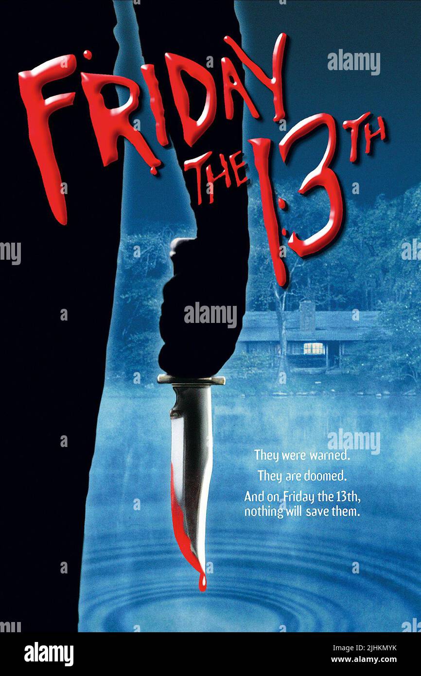 MOVIE POSTER, FRIDAY THE 13TH, 1980 Stock Photo - Alamy