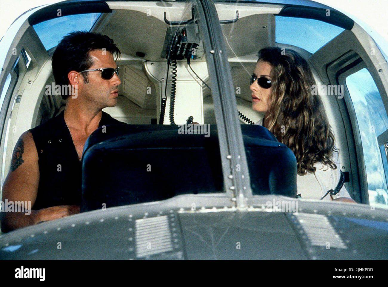 LORENZO LAMAS, NICOLE NAGEL, AIR AMERICA, 1998 Stock Photo - Alamy