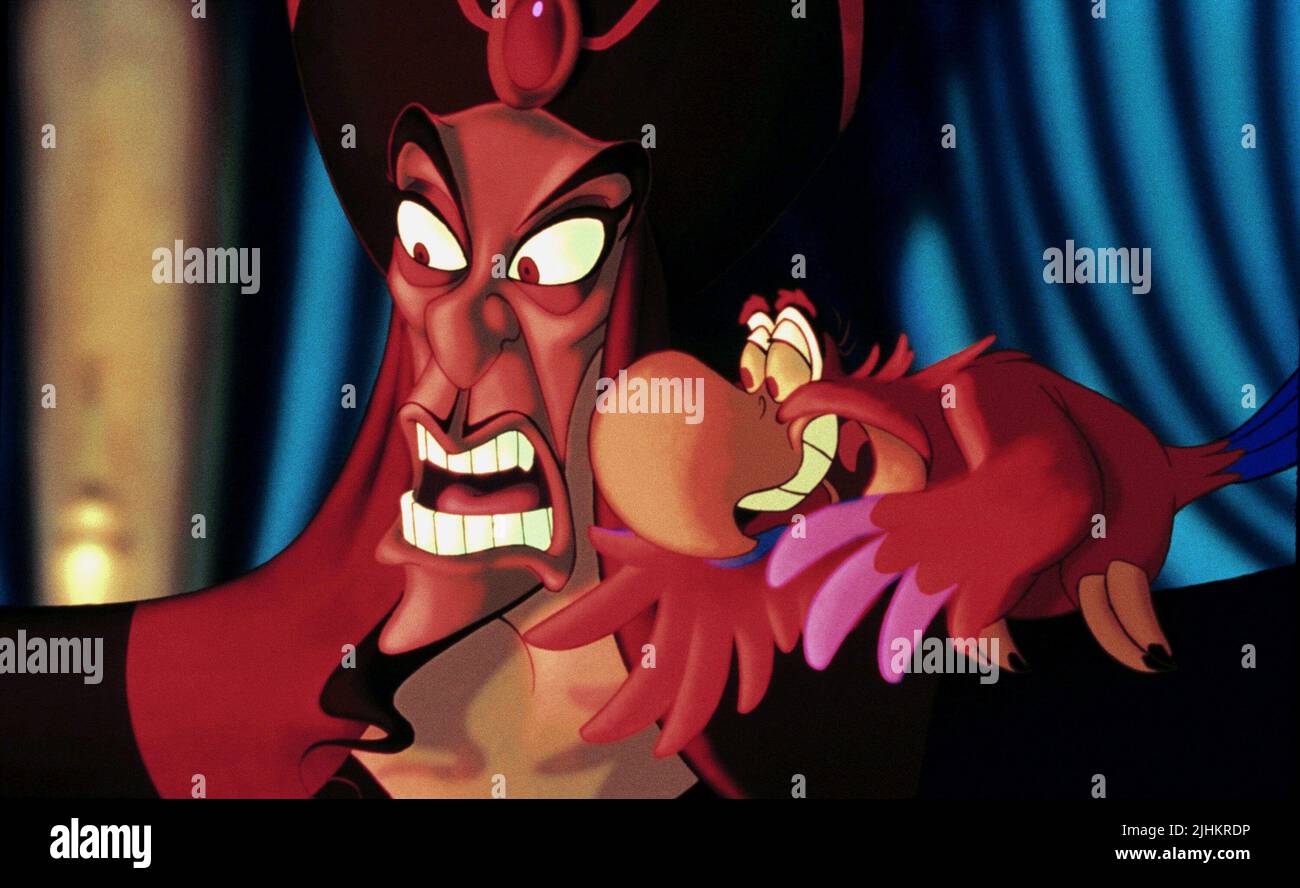 JAFAR, IAGO, ALADDIN, 1992 Stock Photo - Alamy JAFAR, IAGO, ALADDIN, 1992 Stock Photo - Alamy