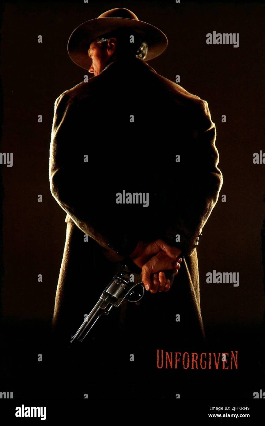 CLINT EASTWOOD POSTER, UNFORGIVEN, 1992 Stock Photo - Alamy