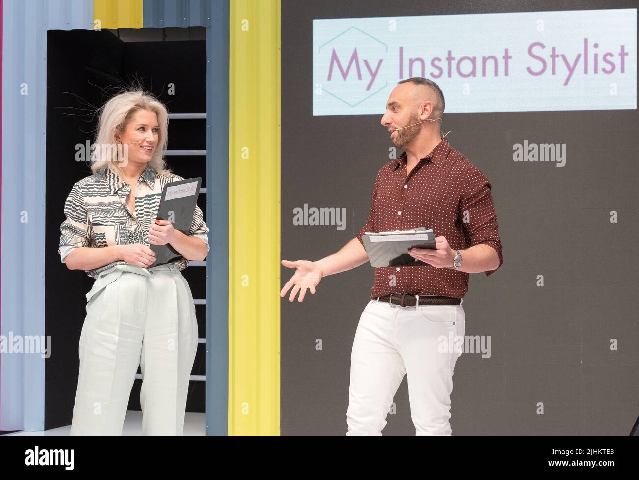 Fashion stylist experts - Mark Heyes and Lynne McKenna - Fashion Event ...