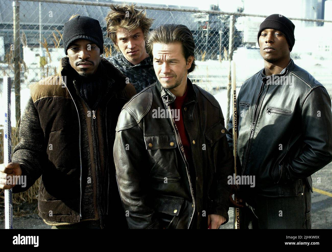Mark wahlberg andre 3000 garrett hi-res stock photography and images ...