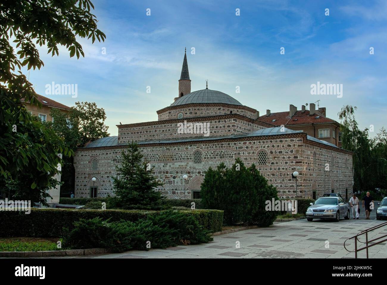 Bezisten and Old or Eski Mosque in Yambol town, ottoman architecture ...