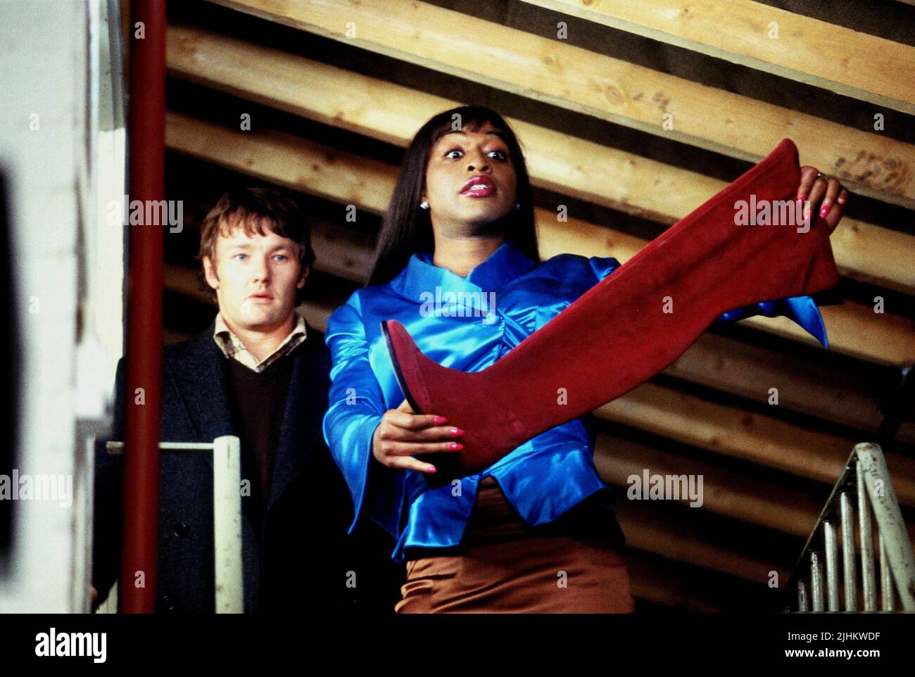JOEL EDGERTON, CHIWETEL EJIOFOR, KINKY BOOTS, 2005 Stock Photo - Alamy