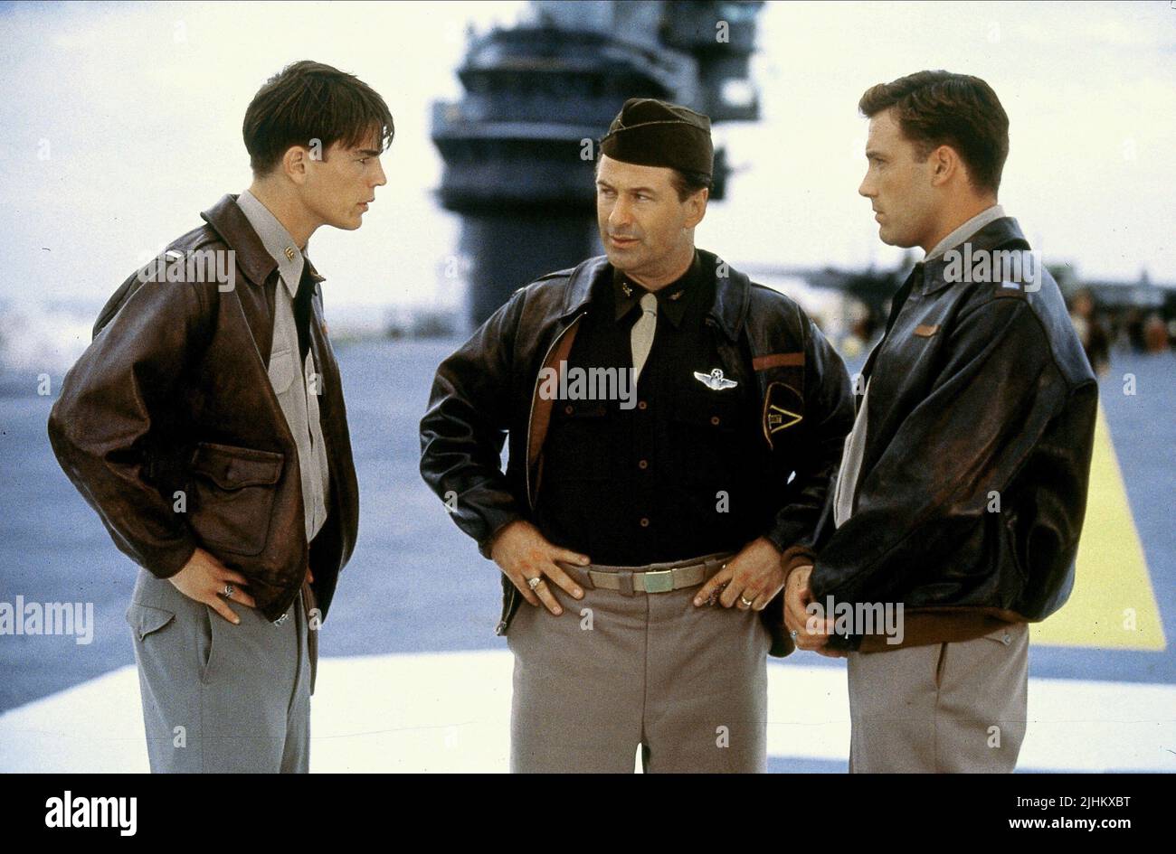 JOSH HARTNETT, ALEC BALDWIN, BEN AFFLECK, PEARL HARBOR, 2001 Stock Photo - Alamy