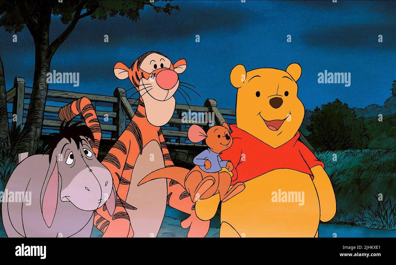EEYORE, TIGGER, ROO, WINNE THE POOH, PIGLET'S BIG MOVIE, 2003 Stock ...